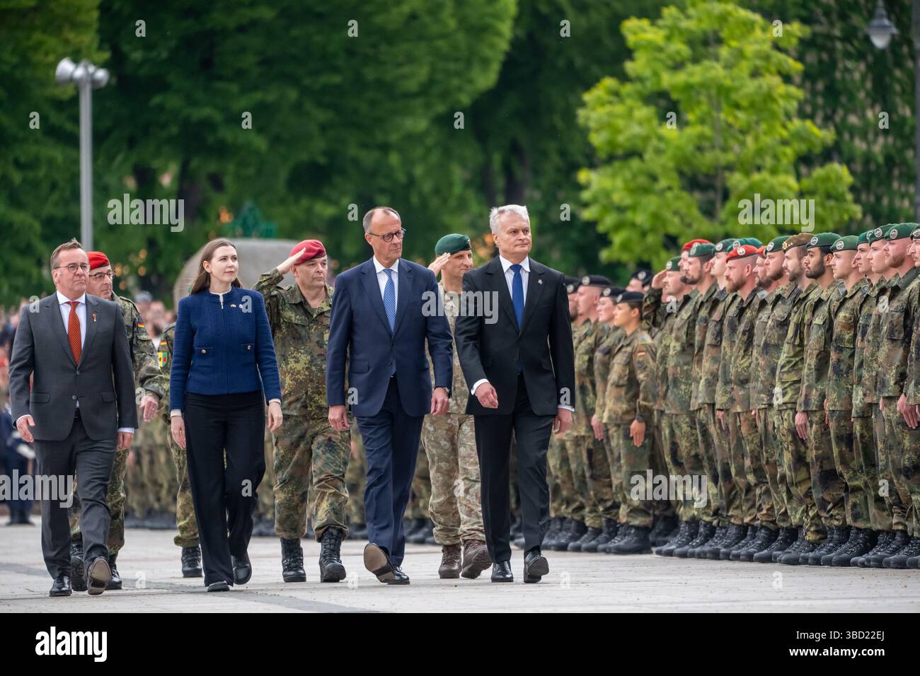 Vilnius, Lithuania. 22nd May, 2025. Federal Chancellor Friedrich Merz ...