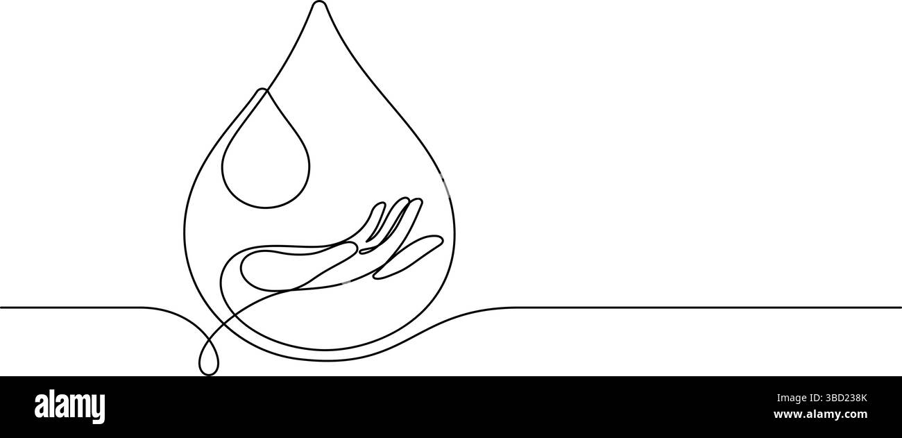 world blood donor day concept, hand gesture giving blood drop shape one ...