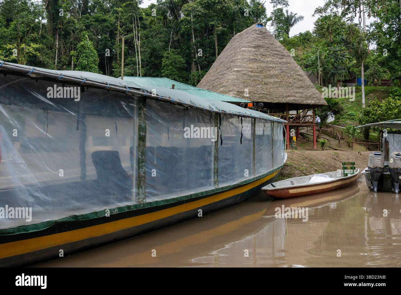 River transportation to the Napo Wildlife Center Ecolodge in the Amazon ...