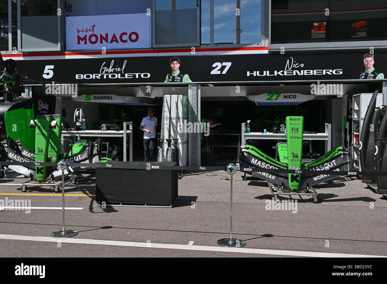 MONTE-CARLO, MONACO - MAY 22: A general view of the Stake F1 Team Kick ...