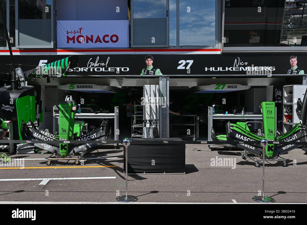 MONTE-CARLO, MONACO - MAY 22: A general view of the Stake F1 Team Kick ...