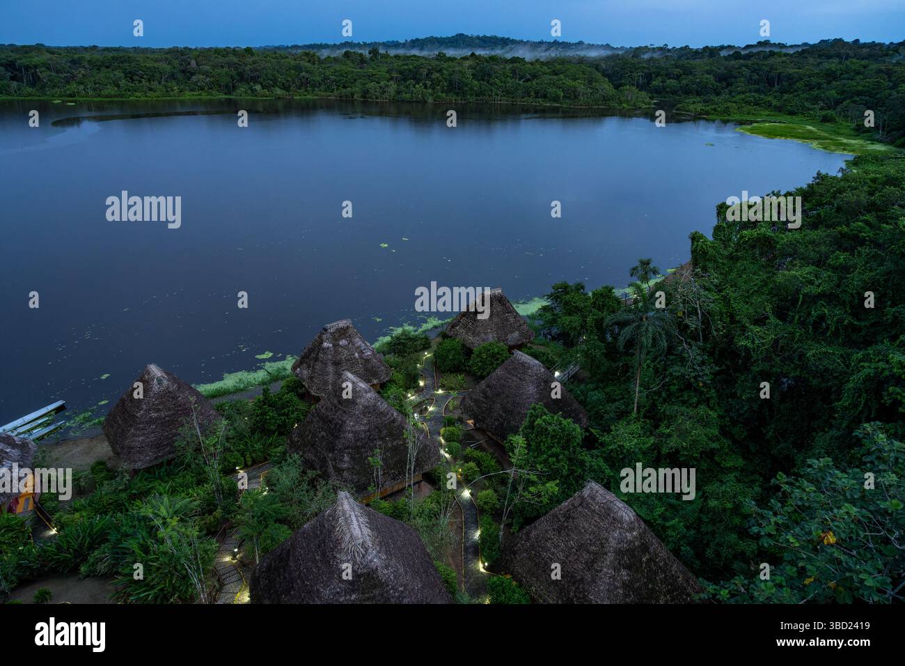 The Napo Wildlife Center Ecolodge in Yashuni National Park in the ...