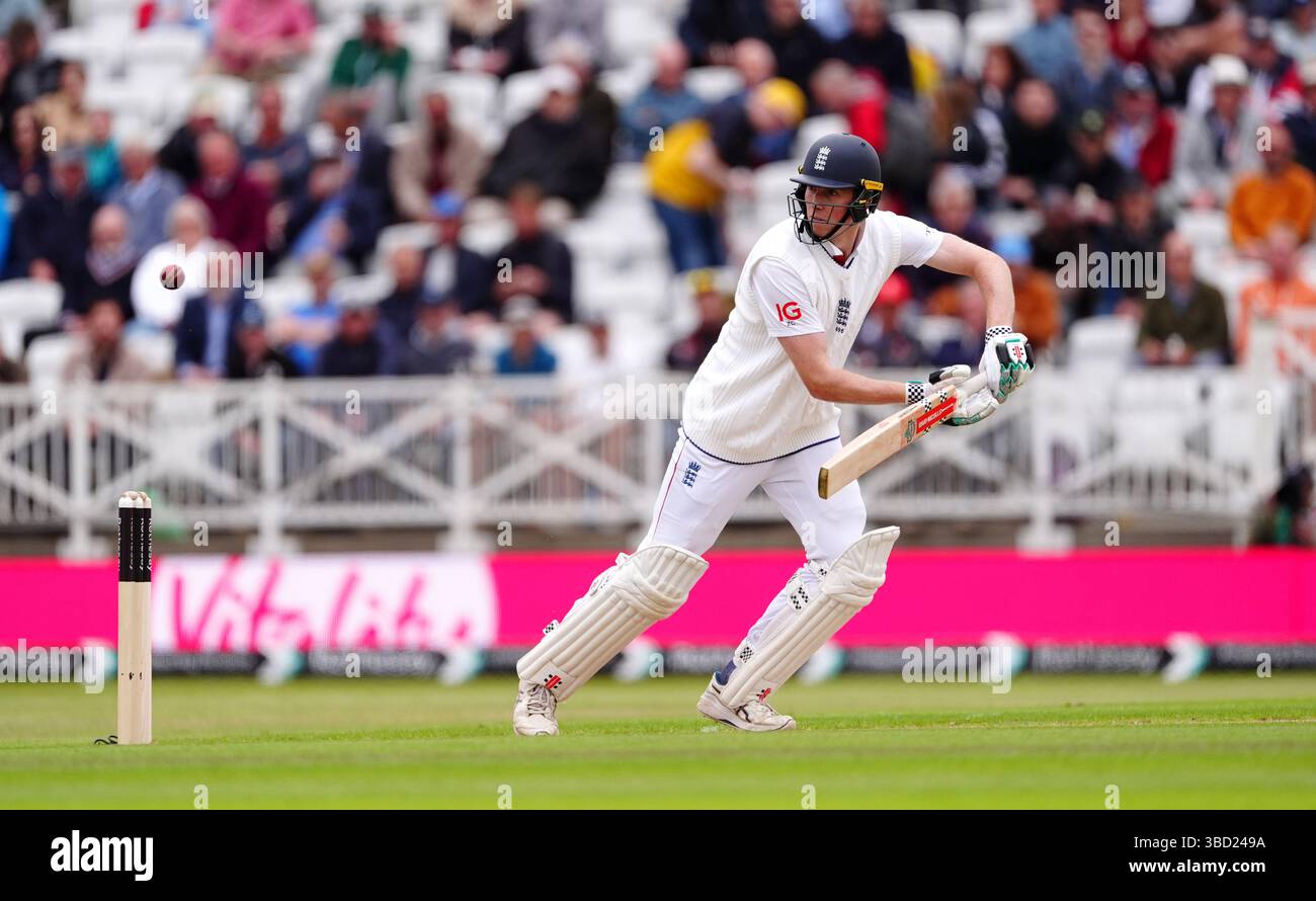 England's Zak Crawley on day one of the Rothesay International test ...