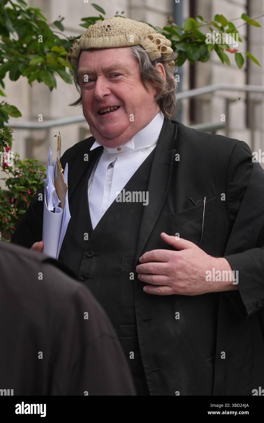 Barrister Ger Hussey, representing Eddie Barrett, outside the High ...