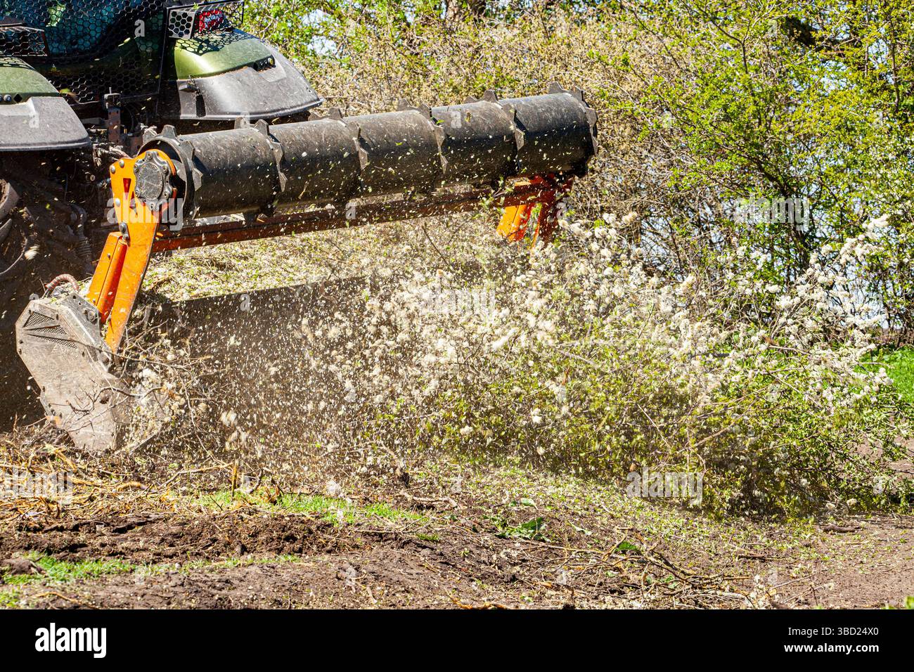 Forestry mulching cutter head for excavator to mulching vegetation of ...
