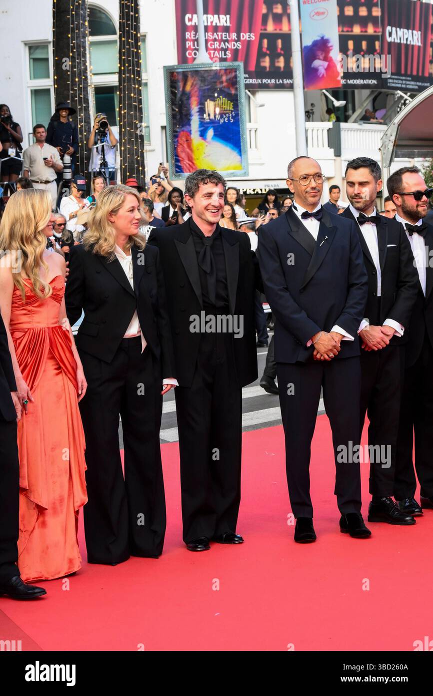 Italy. 21st May, 2025. Sara Murphy, Paul Mescal, Oliver Hermanus, Ben ...
