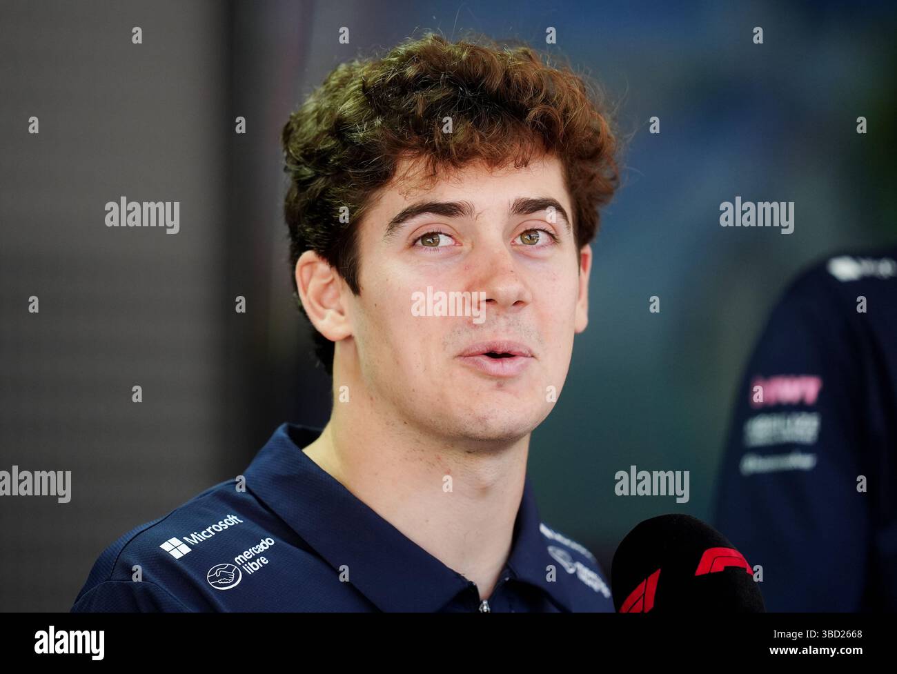 Alpine driver Franco Colapinto during the preview day at the Circuit de ...