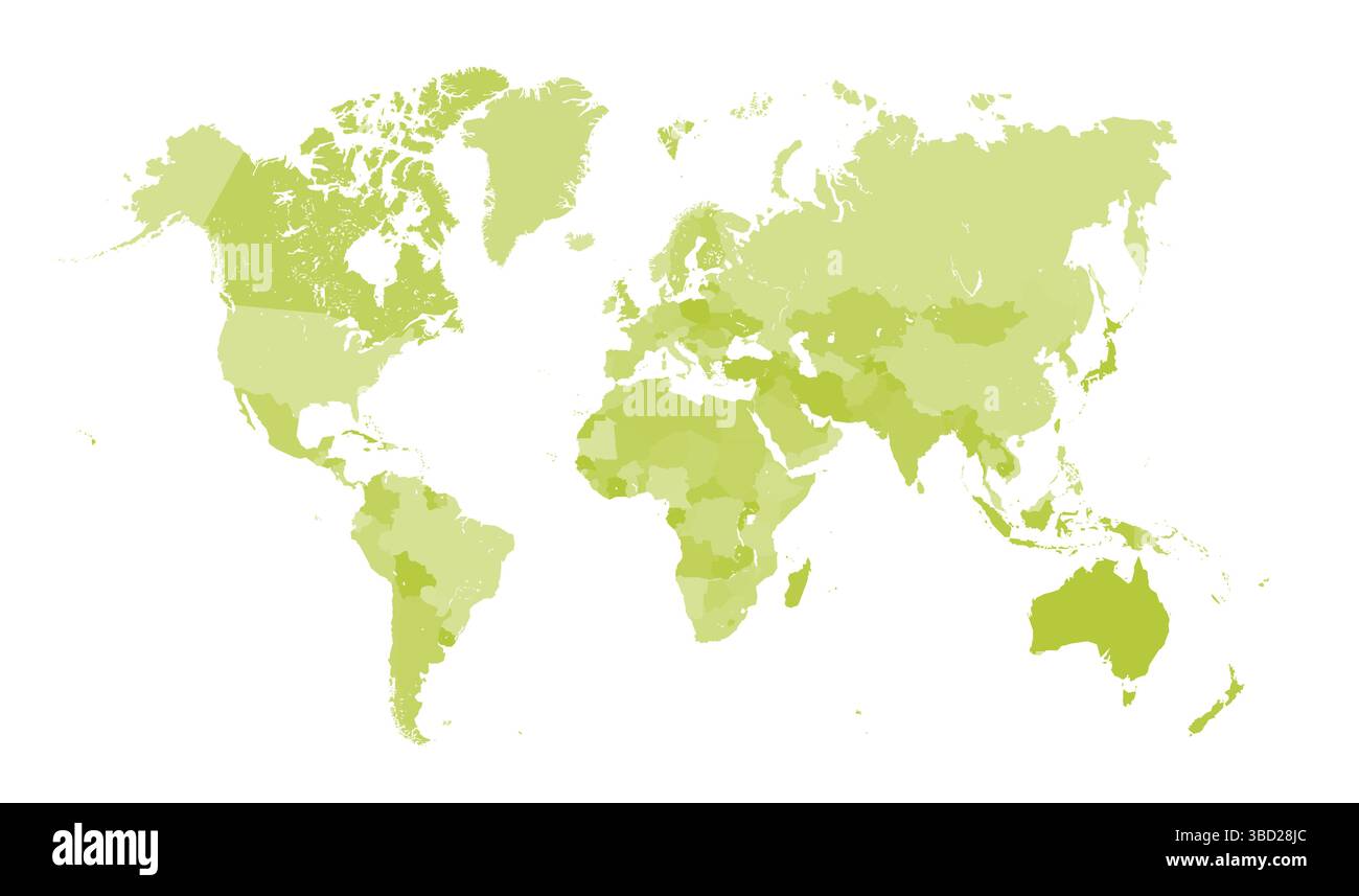 Political world map hi-res stock photography and images - Alamy