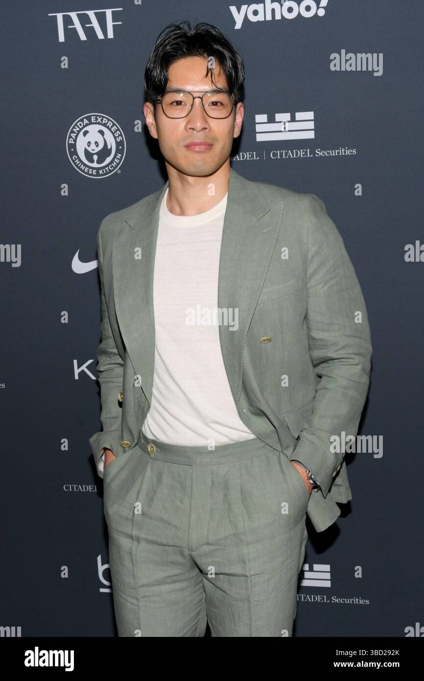 New York, USA. 21st May, 2025. Jon Kung attends The Asian American Foundation's 2025 Awards ...