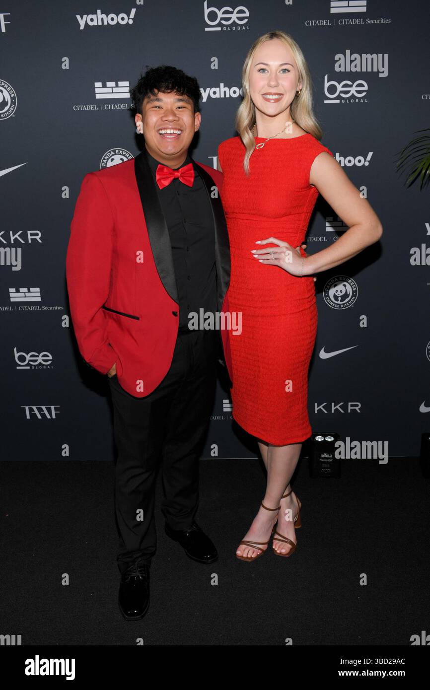 New York, USA. 21st May, 2025. Sean Sotaridona and Kayla-Rose Gibson ...