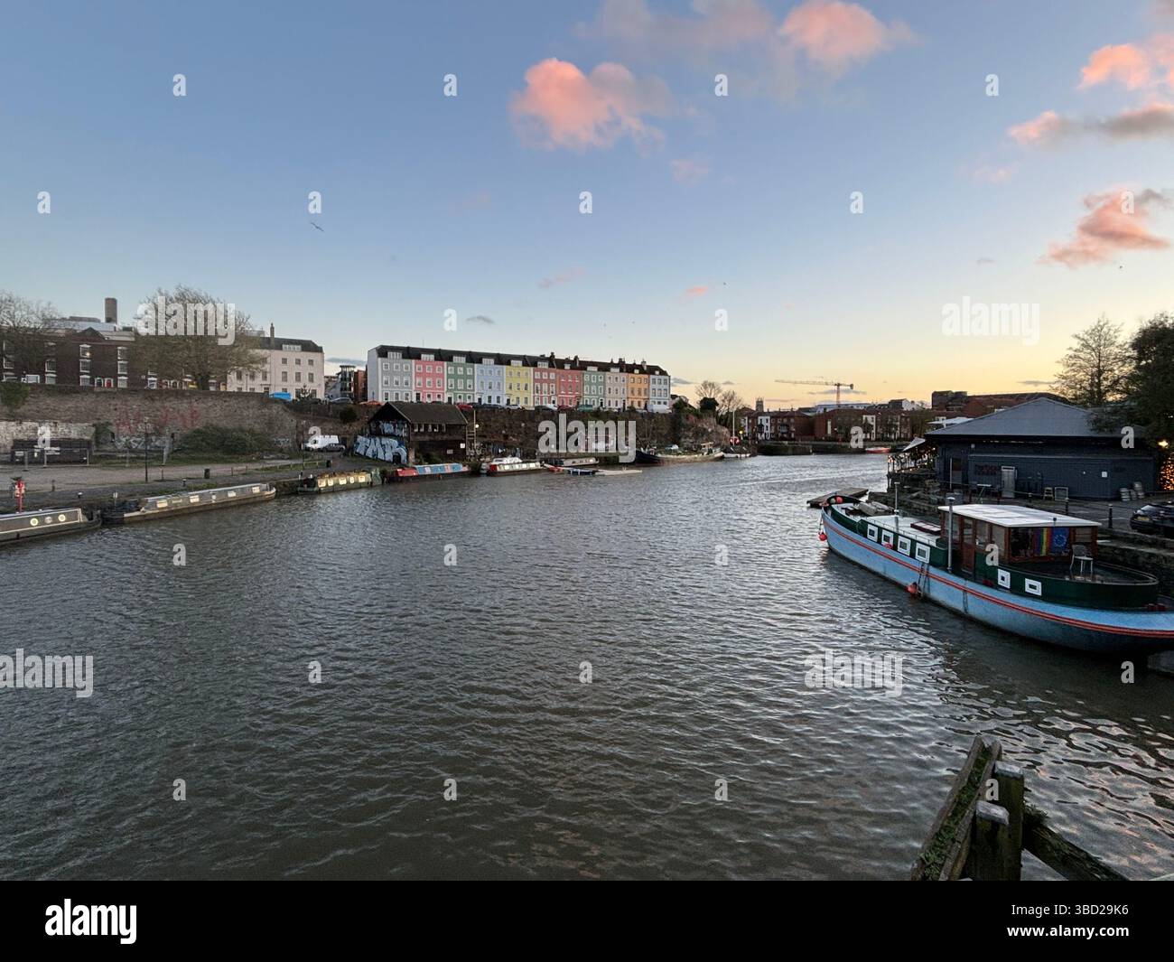 Bristol city centre showing urban life, historic buildings, modern ...