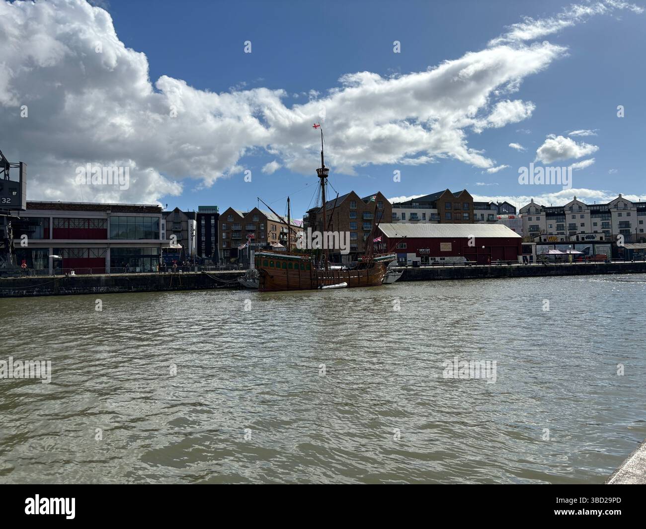 Bristol city centre showing urban life, historic buildings, modern ...