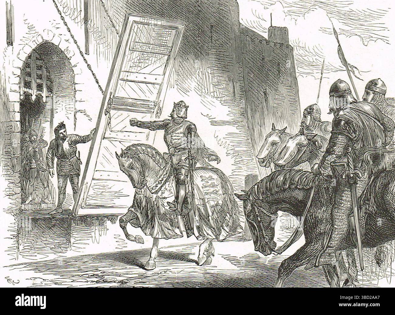 King Edward II repulsed from Stirling castle, after the battle of ...