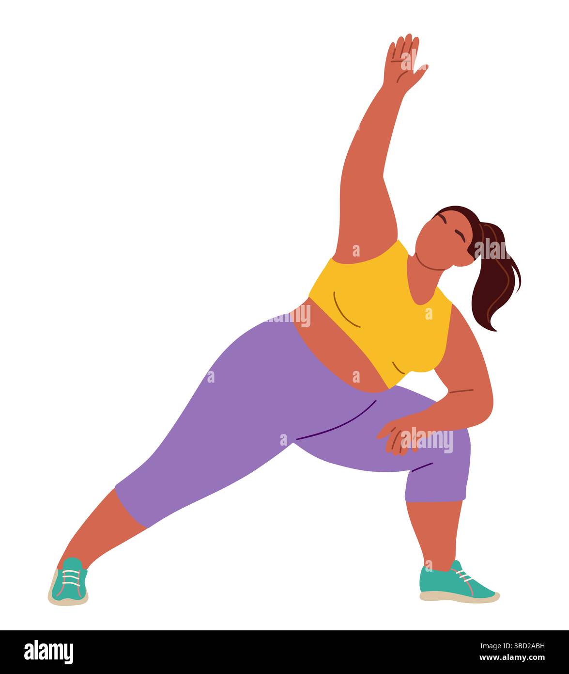 Active plus size woman Cut Out Stock Images & Pictures - Alamy