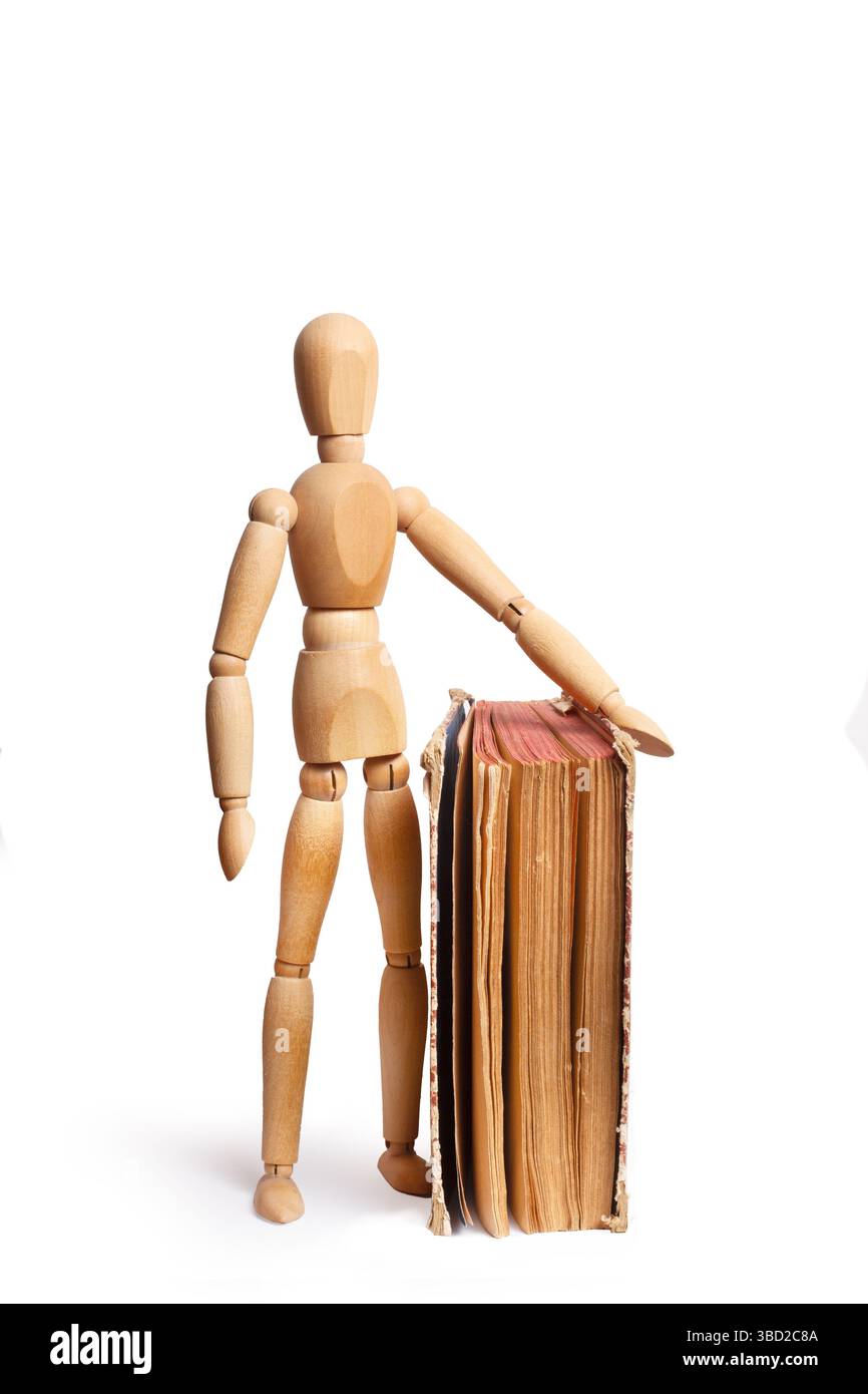 Mannequin reading a book Cut Out Stock Images & Pictures - Alamy