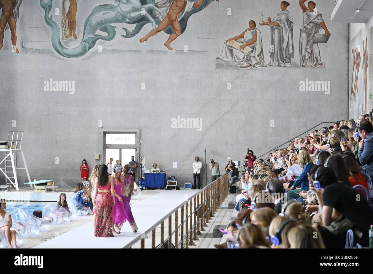 Rome, Italy. 22nd May, 2025. Rome: Coni swimming pool at the Foro ...