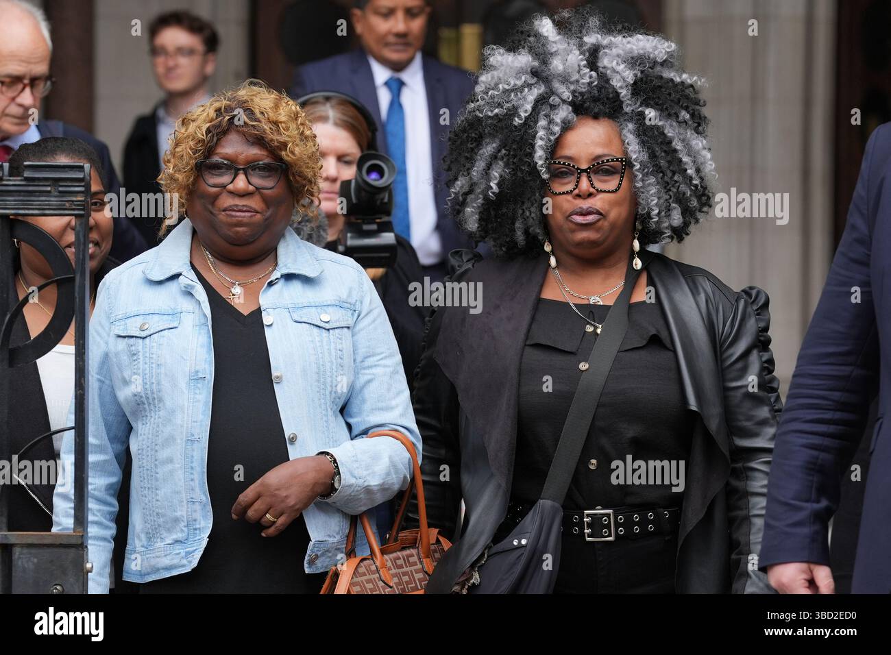 Bertice Pompe (right) and Bernadette Dugasse, two British women born on ...