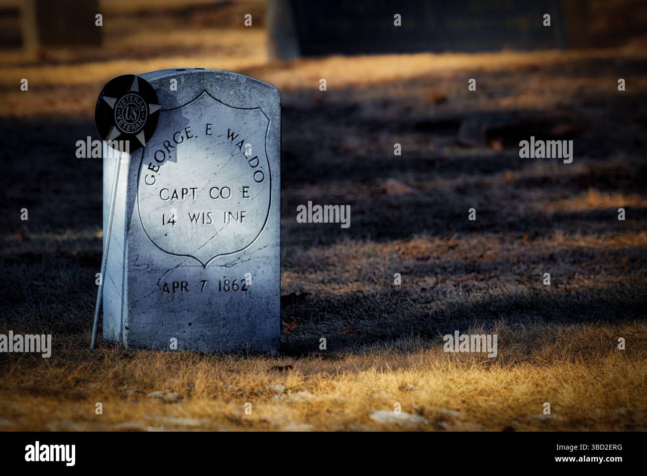 Captain George Waldo, a 27 year old lawyer, and casualty of the Civil ...