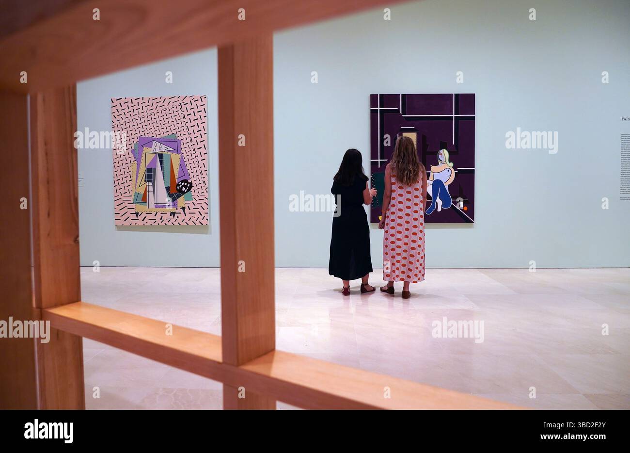 Images from the presentation of the exhibition 'Farah Atassi. Genius ...
