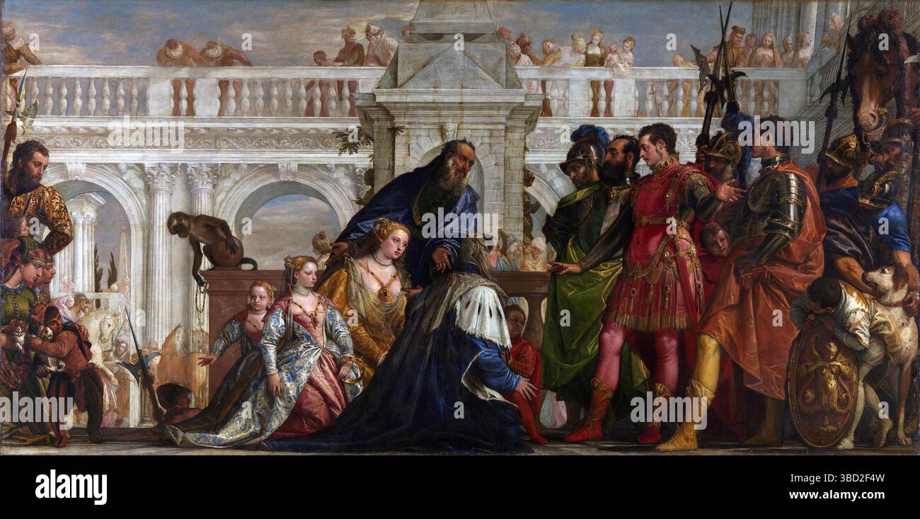 Alexander the Great with the family of Darius by Paolo Veronese ...