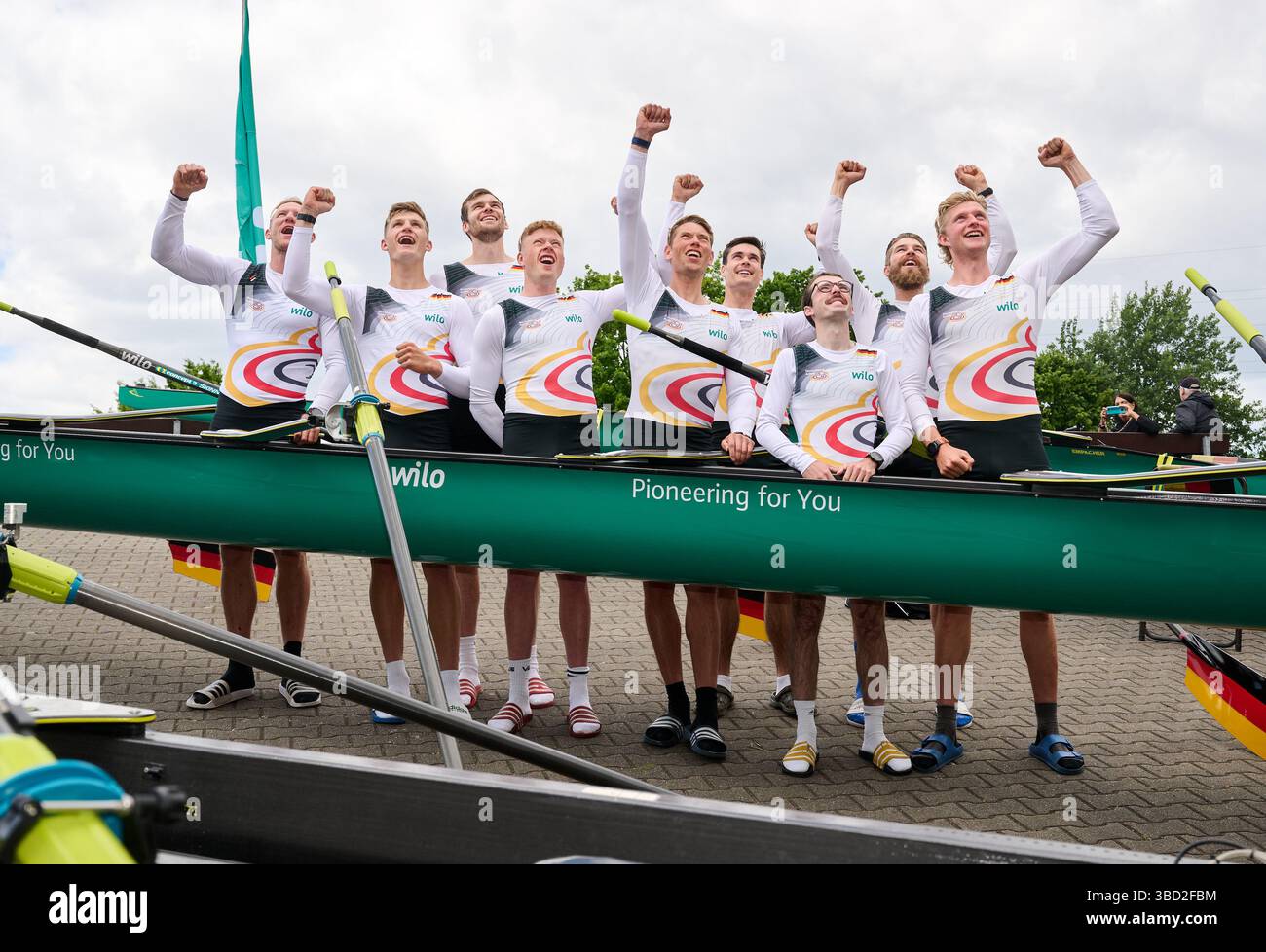 Dortmund, Germany. 22nd May, 2025. Rowing: Presentation of the German ...