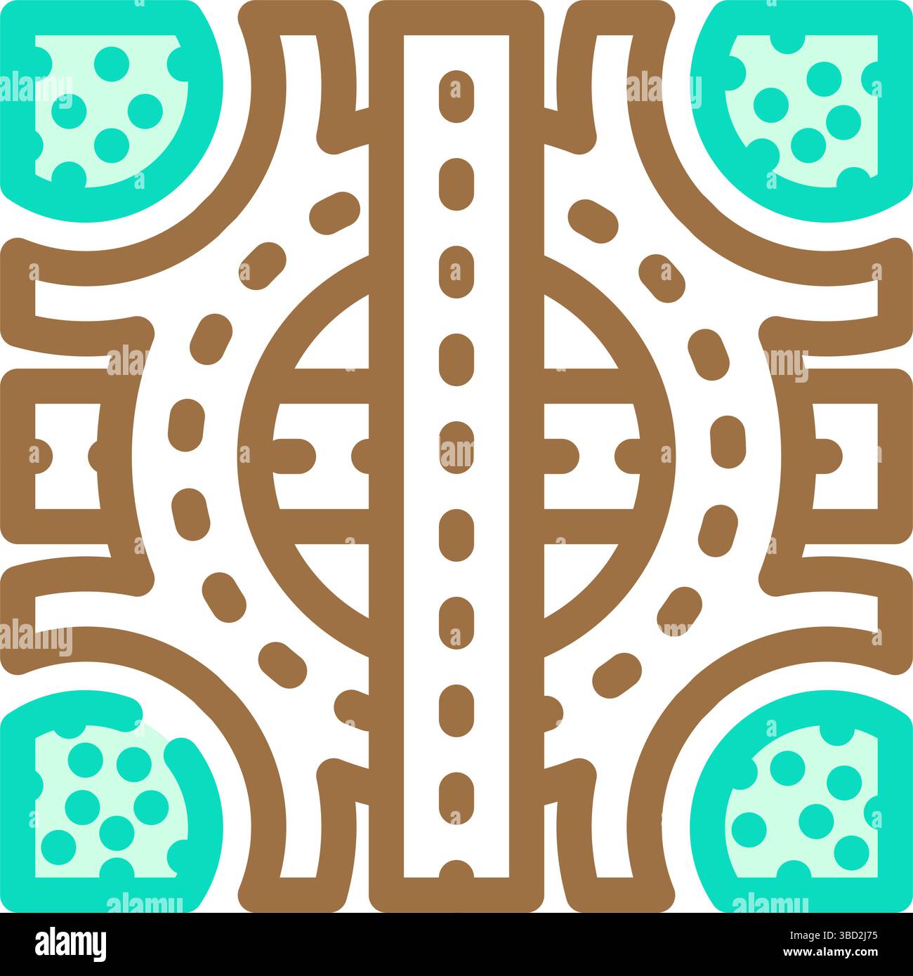 junction highway road color icon vector illustration Stock Vector Image ...