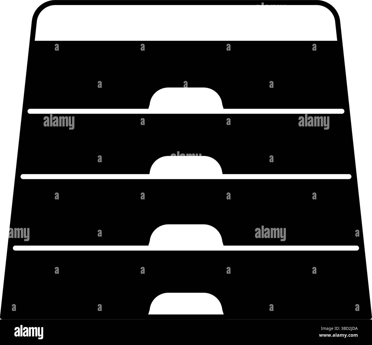 Simple line drawing icon of a jumping box, Vector Illustration Stock ...