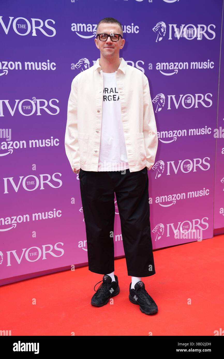 Raffertie attends the Ivor Novello Awards, at the JW Marriott Grosvenor ...
