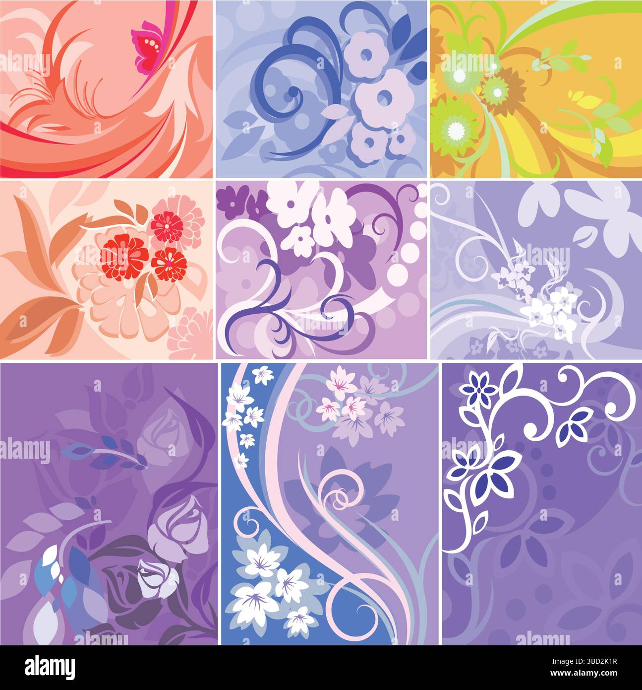 Wildflower vector vectors hi-res stock photography and images - Alamy