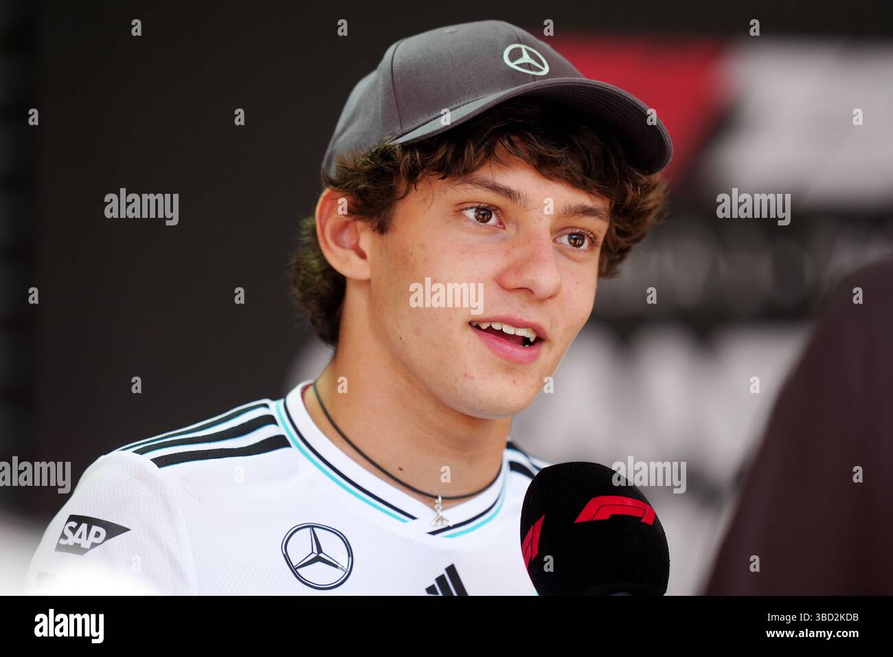 Mercedes driver Andrea Kimi Antonelli during the preview day at the ...