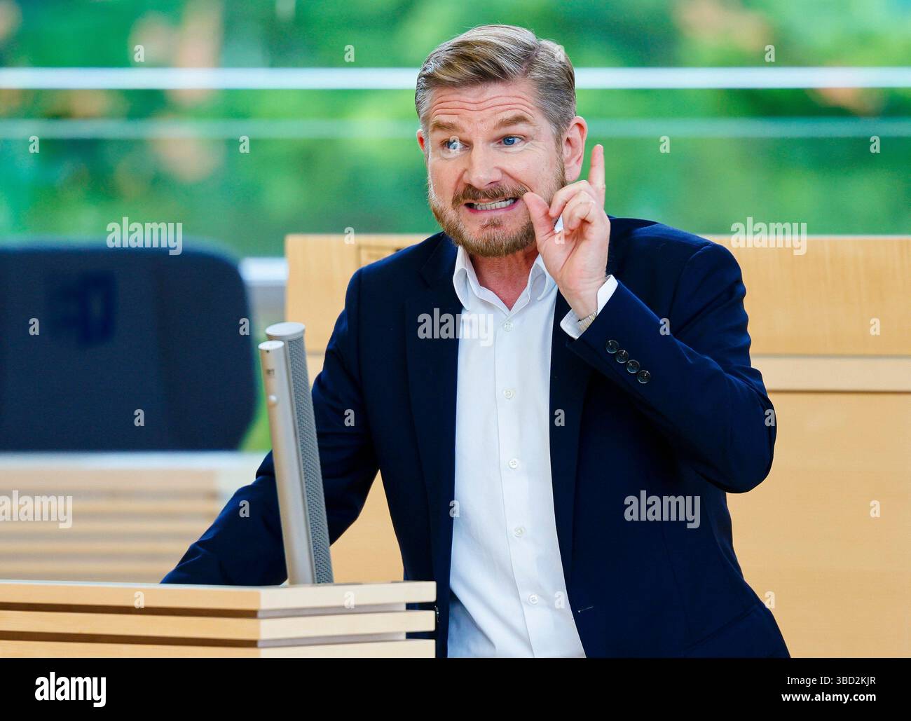Kiel, Germany. 22nd May, 2025. Heiner Garg (FDP) speaks in the plenary ...