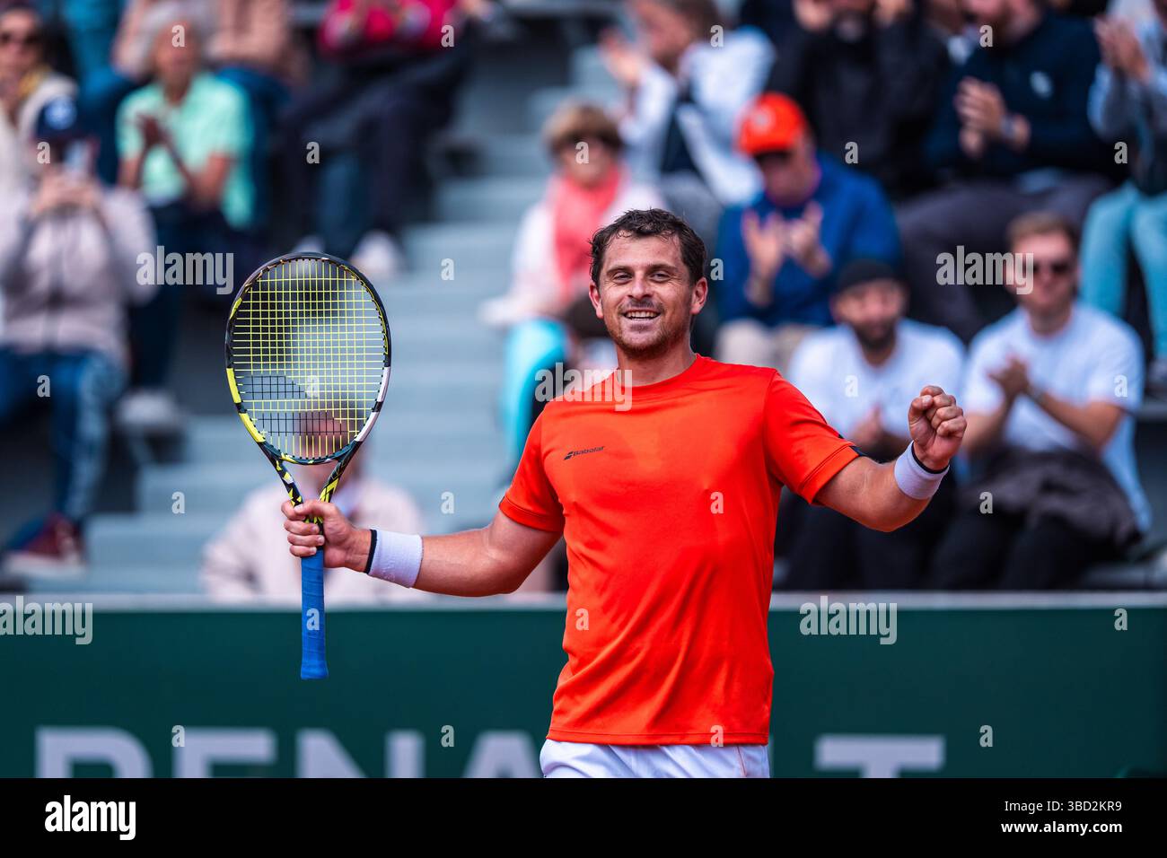 Paris, France. 22nd May, 2025. Clement TABUR of France celebrating the ...