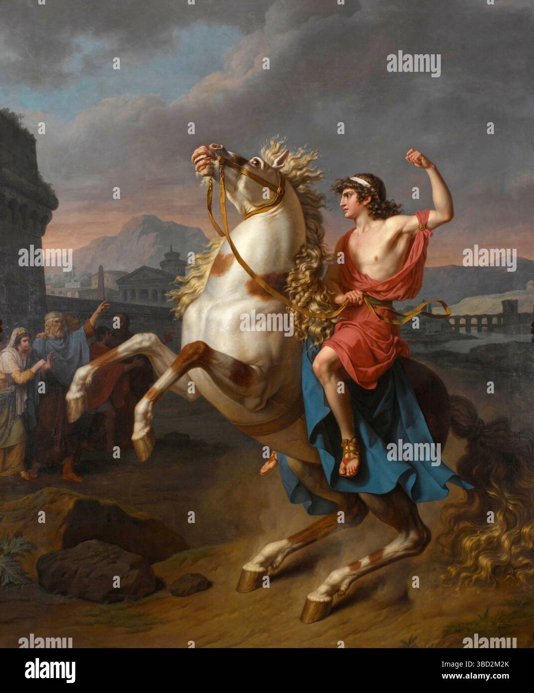 The Taming of Bucephalus by Nicolas-André Monsiau. Bucephalus or ...