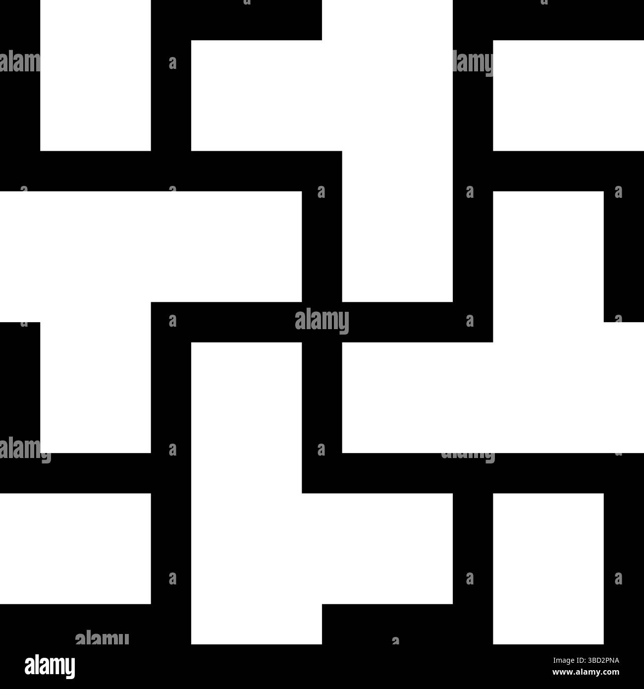 Fern flowers grass symbol sign slavic pagan icon black color vector ...