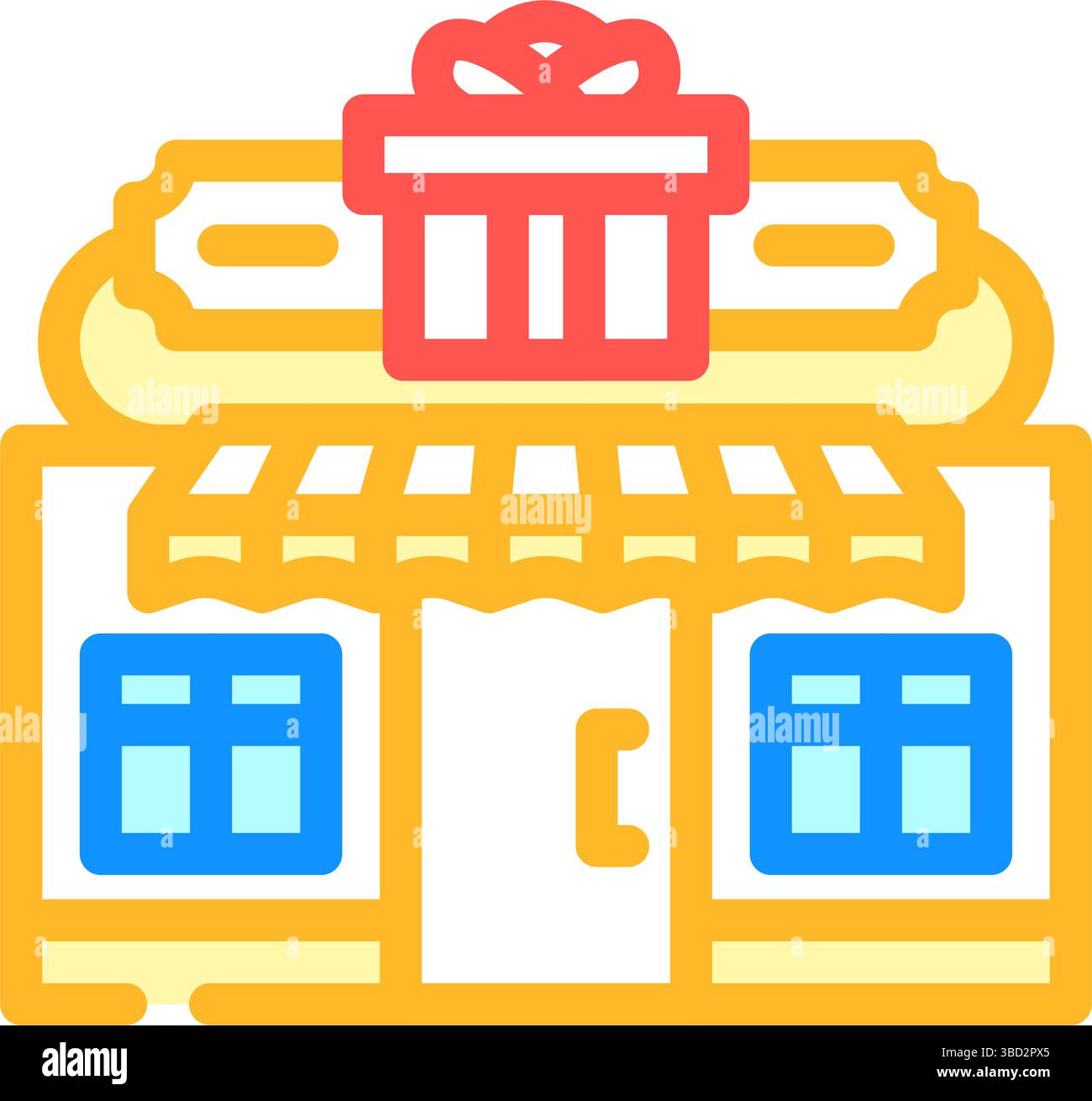 gift shop shop color icon vector illustration Stock Vector Image & Art ...
