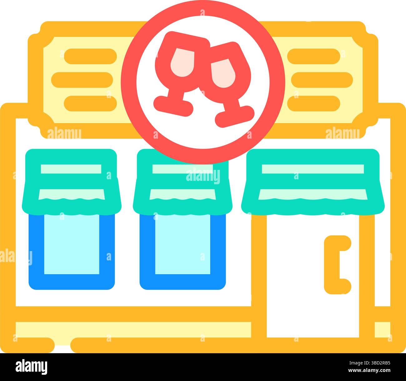 Department store line icons Cut Out Stock Images & Pictures - Alamy