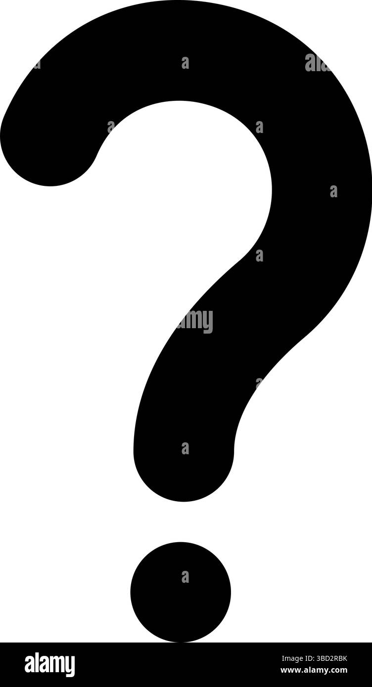 Sign question icon black color vector illustration image flat style ...