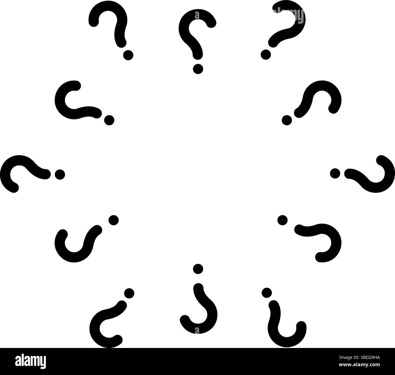 Signs of questions Sign question icon black color vector illustration ...
