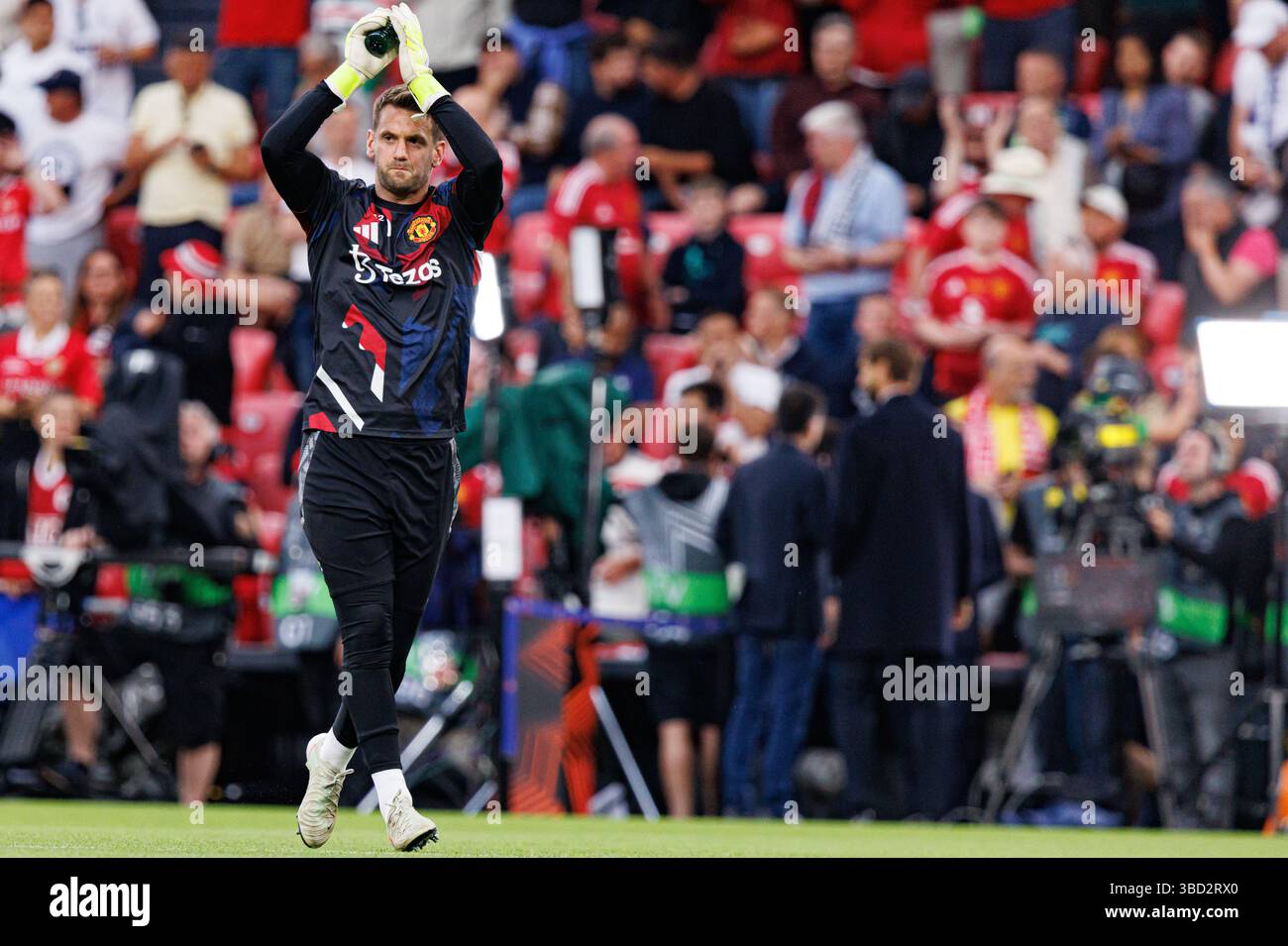 Tom Heaton seen during UEFA Europa League 2025 final game between ...