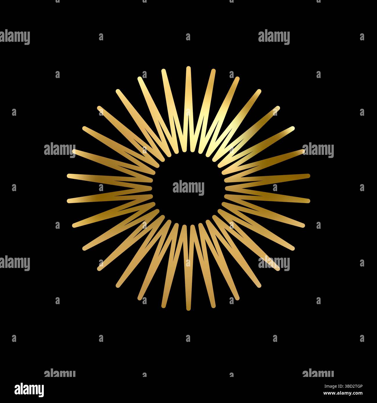 Outline Gold Star icon. Holiday stars line art Stock Vector Image & Art ...