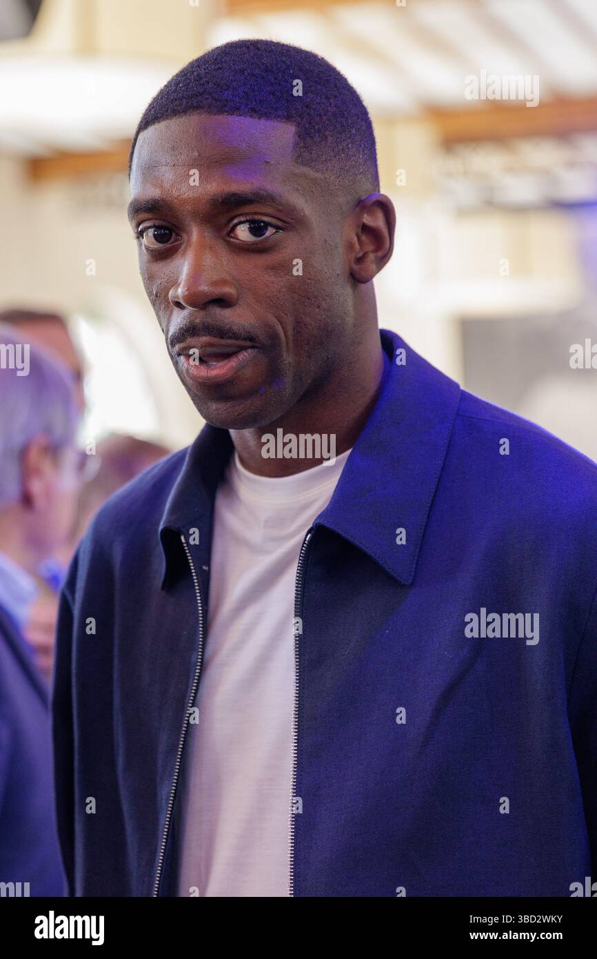 Ousmane Dembélé player of Paris Saint-Germain during the qualifying of ...