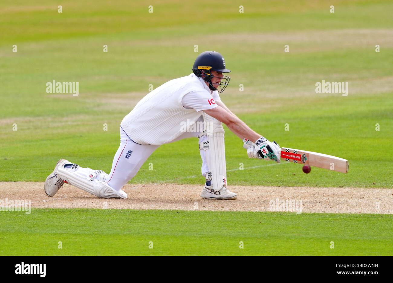 England's Zak Crawley on day one of the Rothesay International test ...