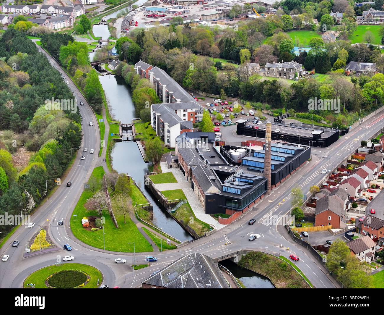 Aerial drone view of Stock Photo - Alamy
