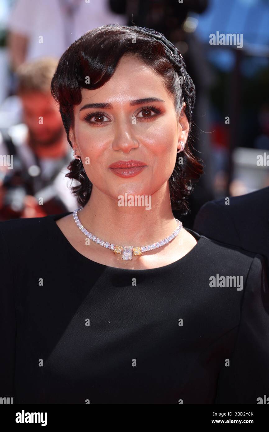 Cannes, France. 22nd May, 2025. Parinaz Izadyar attend the red carpet ...
