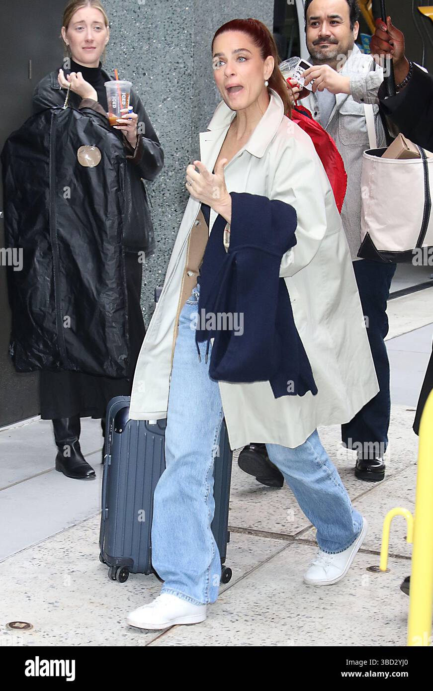 New York, NY, USA. 21st May, 2025. Amanda Peet seen in New York City on ...