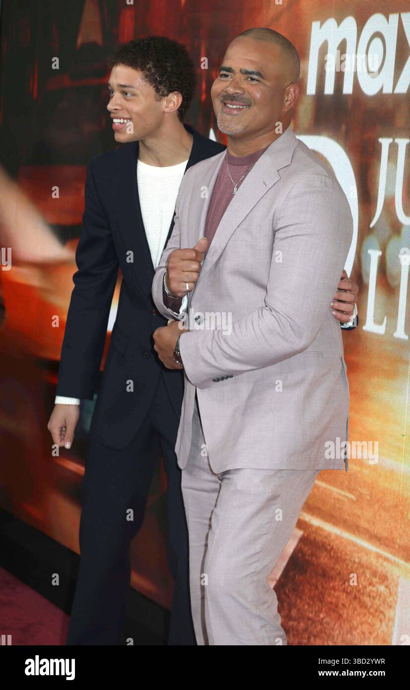 May 21, 2025, New York, New York, USA: Actors ELIJAH JACOB and CHRISTOPHER JACKSON seen at the ...