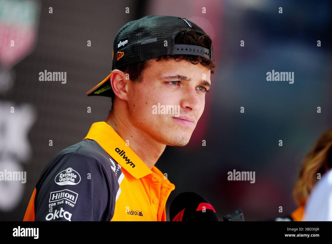 McLaren driver Lando Norris during the preview day at the Circuit de ...