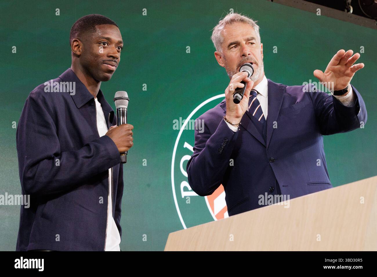 Ousmane Dembele player of Paris Saint-Germain during the qualifying of ...