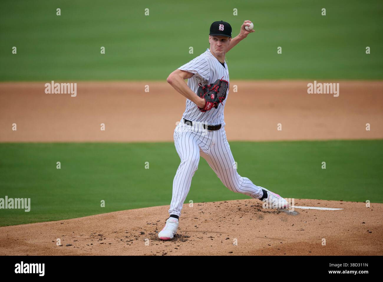 Birmingham Barons pitcher Noah Schultz (22) during an MiLB Southern ...