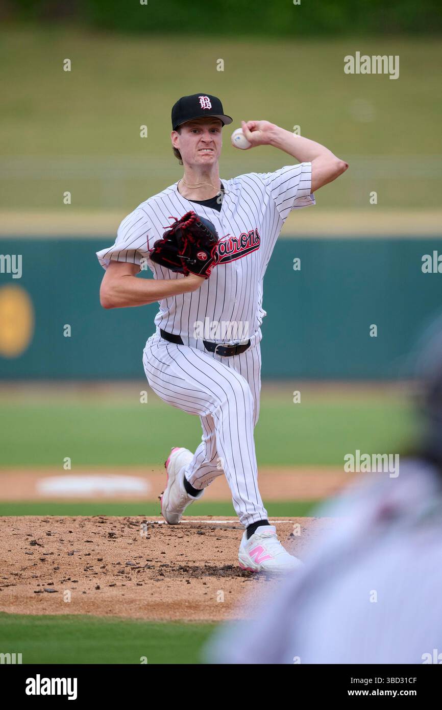 Birmingham Barons pitcher Noah Schultz (22) during an MiLB Southern ...